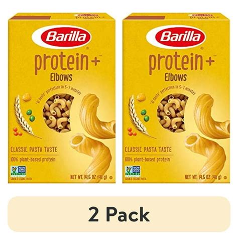 2 Pack Barilla Protein Plus Elbows Pasta Protein From Lentils