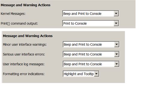 How To Make Mathematica Print To Console Warning Messages During