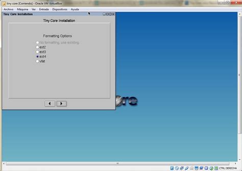 Distribución Tiny Core Plus Ciclos Formativos Del Ies Valle Del Jerte