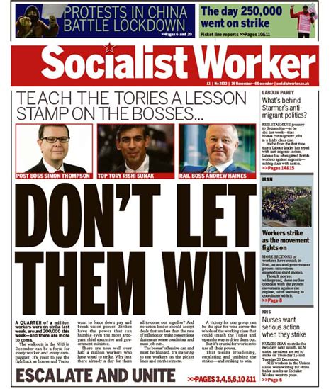Issue 2833 Socialist Worker