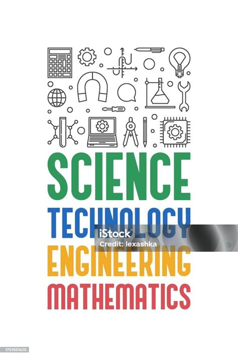 Stem 과학 기술 공학 및 수학 벡터 개념 개요 수직 현대 배너 Stem 주제에 대한 스톡 벡터 아트 및 기타 이미지 Stem 주제 배경 주제 Cpu Istock