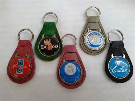 Vintage Nos Keychainfob Leather Amc Gremlin Grenada Cutlass Demon
