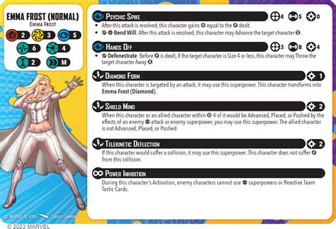 From Panel To Play Emma Frost — Atomic Mass Games