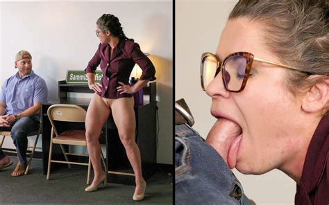 Hr Manager Blows New Hires Amateur Amateur Porn Feat Sammi Starfish