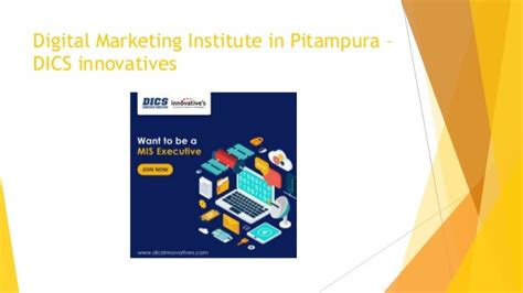 digital marketing institute in pitampura dics innovatives ppt
