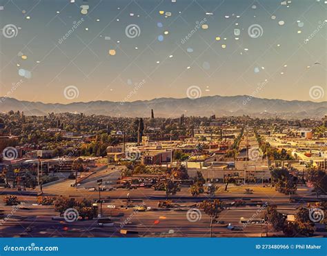 Burbank California United States Generative Ai Stock Illustration