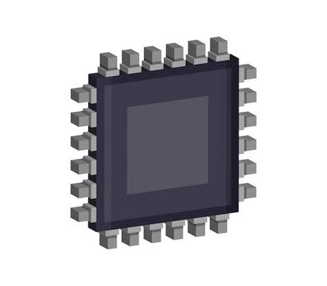 Premium Vector Microchip