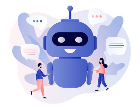 Premium Vector Chatbot Concept Tiny People Chatting With Chatbot Application Ai Robot