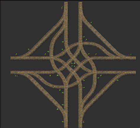 Train Intersection Blueprint Not Creating Same Segments Images Included R Factorio