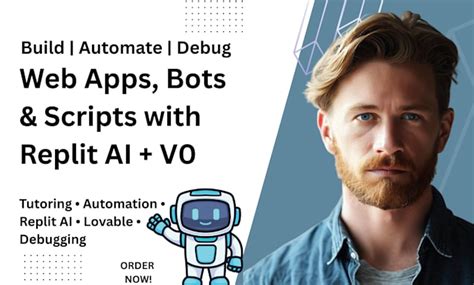 Build Web Apps Bots Or Scripts Using Replit V0 And Lovable Ai By Johnshear Fiverr