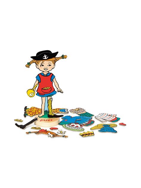 Magnetpuppe Pippi Langstrumpf Astrid Lindgren