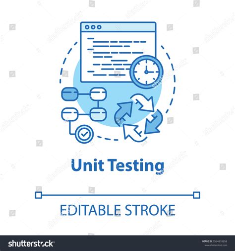Unit Testing Turquoise Concept Icon Software Stock Vector Royalty Free 1564818658 Shutterstock