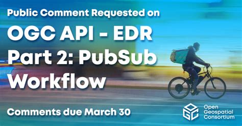 Ogc Seeking Public Comment On Ogc Api Environmental Data Retrieval Part Publish Subscribe