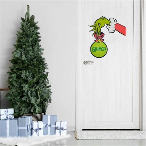 Dr Seuss How The Grinch Stole Christmas Grinch Door And Wall Sticker