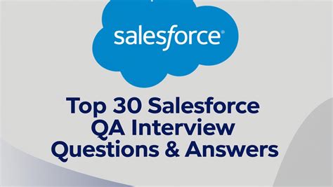 Top 30 Salesforce Qa Interview Questions And Answers