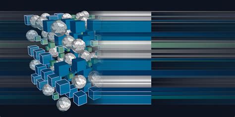 Abstract Visualization Analyze Algorithm Cubes And Spheres Artificial