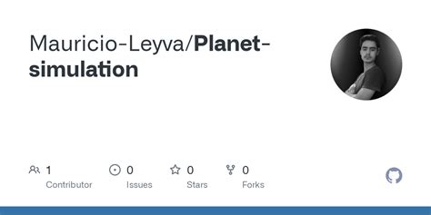 github mauricio leyva planet simulation