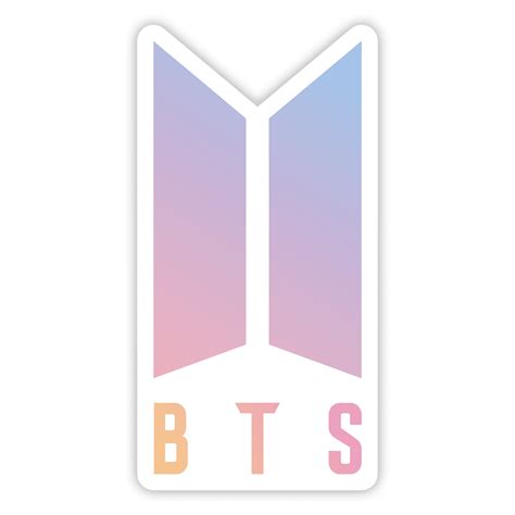 K Pop Bts Logo Sticker