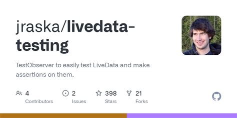 Github Jraskalivedata Testing Testobserver To Easily Test Livedata