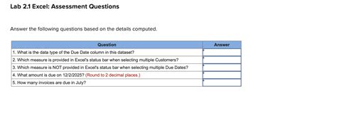 Lab 21 ﻿excel Assessment Questionsanswer The