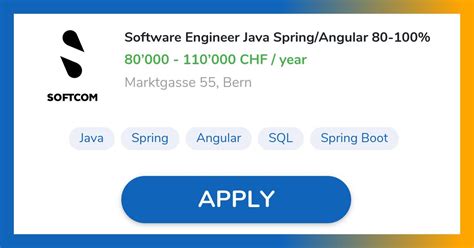 swissdevjobs on linkedin software engineer java spring angular 80 100