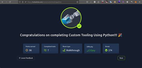 custom tooling using python thm write up ️ — mohamed ali buymeacoffee