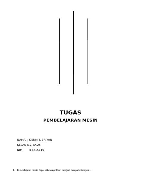 Pembelajaran Mesin 1 Pdf