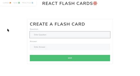 github arthurhwang react flash cards a flash card app to help users
