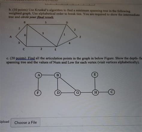 Solved Graph Algorithms A 10 Fill In The Adjacency