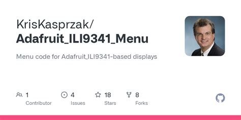 Github Kriskasprzak Adafruit Ili9341 Menu Menu Code For Adafruit Ili9341 Based Displays