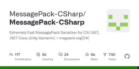Messagepack Csharp Messagepack Csharp · Discussions · Github