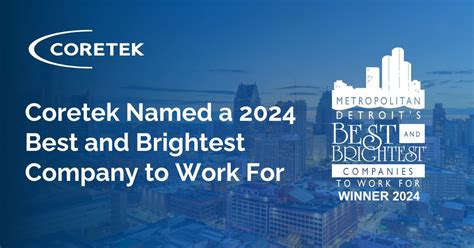 Clint Adkins On Linkedin Coretek Bestandbrightest Workplaceexcellence Detroit…