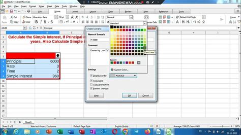 Scenario Manager In Libreoffice Calc How To Use The Scenario Manager
