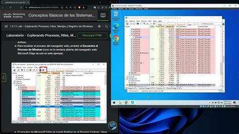 lab exploring processes threads handles and windows registry youtube