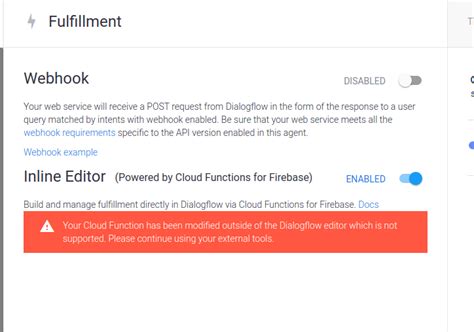 Using Webhook For Fulfillment Vs Using Firebase Cloud Functions Stack