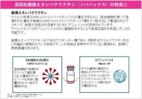 武田社の新型コロナワクチンに関する情報を掲載しました H・crisis
