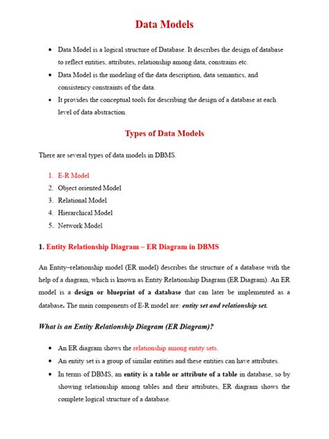 51 Data Models Er Model Pdf Data Model Databases