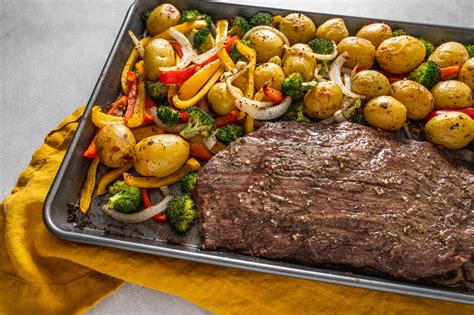 Sheet Pan Flank Steak With Veggies Made It Ate It Loved It