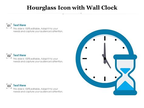 Hourglass Icon With Wall Clock Ppt PowerPoint Presentation Gallery Picture PDF
