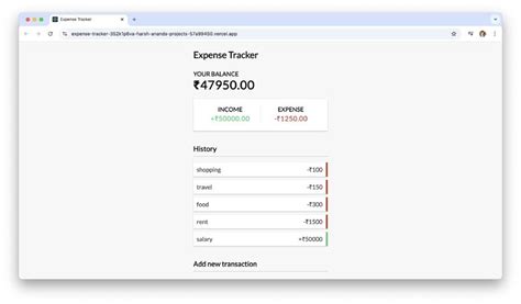 Harsh Anand On Linkedin Reactjs Bootstrap Frontenddevelopment Expensetracker Webdevelopment