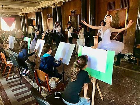 Балерини станаха модели за млади художници Arena Media