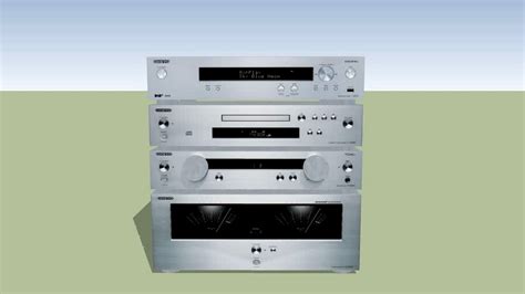 Onkyo Component Stereo 3d Model