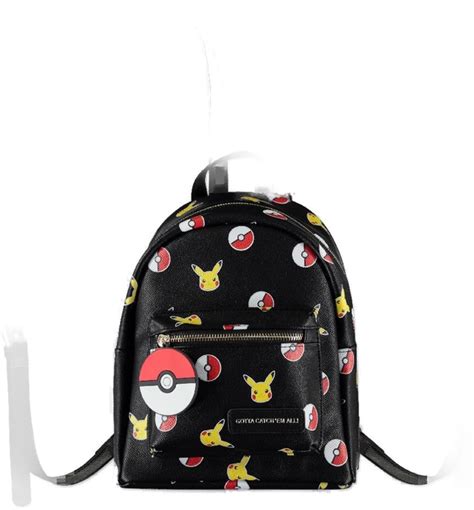 Pokemon Pikachu Mini Pu Backpack Chaos Cards