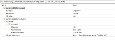 Jdbc Adapter And Templates In Webmethods