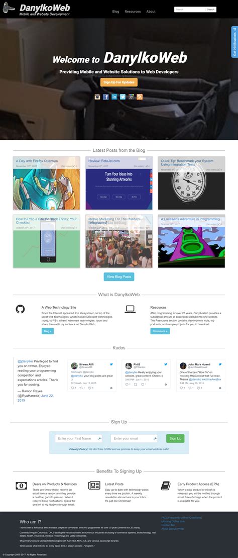 Danylkoweb Annual Redesign A Different Approach Danylkoweb
