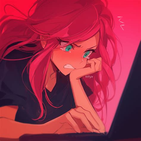 Angry Girl By Elffyie On Deviantart