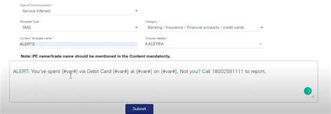 How To Register Content Templates On DLT DLT Template Registration Process