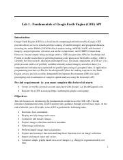 Lab Fundamentals Of Google Earth Engine Pdf Lab Fundamentals Of Google Earth Engine GEE