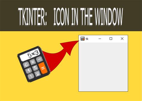 Put An Icon In The Window Of Tkinter Python Programming