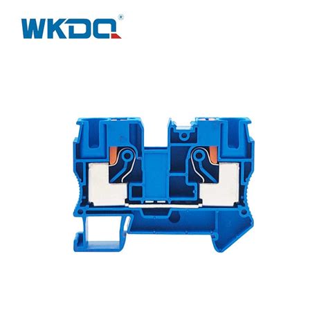 China JPT 10 Terminal Block Push In Connecting Din Rail Mounted 10 Mm Suppliers Manufacturers